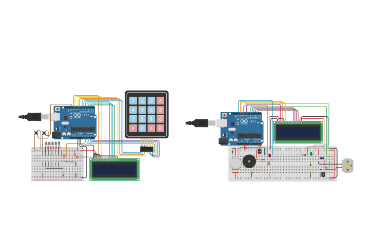 Circuit design Intelligent Residential System - Tinkercad