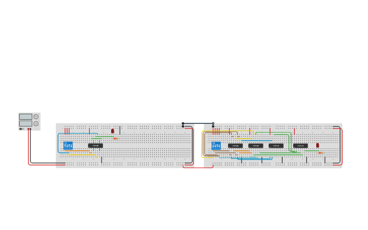 Circuit design K map minimisation - Tinkercad