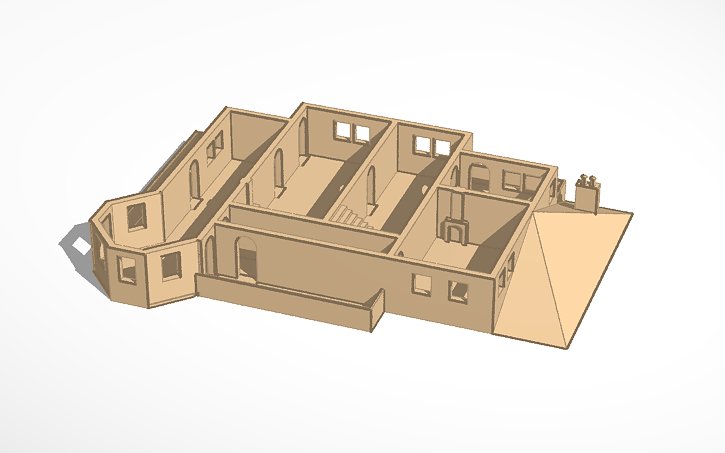 3D design TrollSkull Manor 2nd - Tinkercad