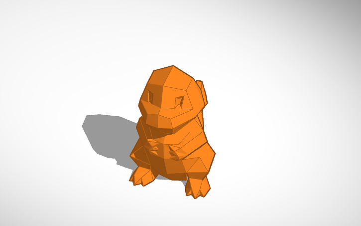 3D design Charmander - Tinkercad