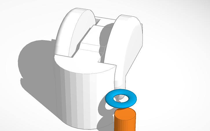 3D design Chair Wheel - Tinkercad