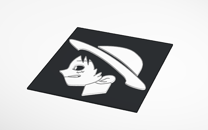 3D design One piece - Tinkercad