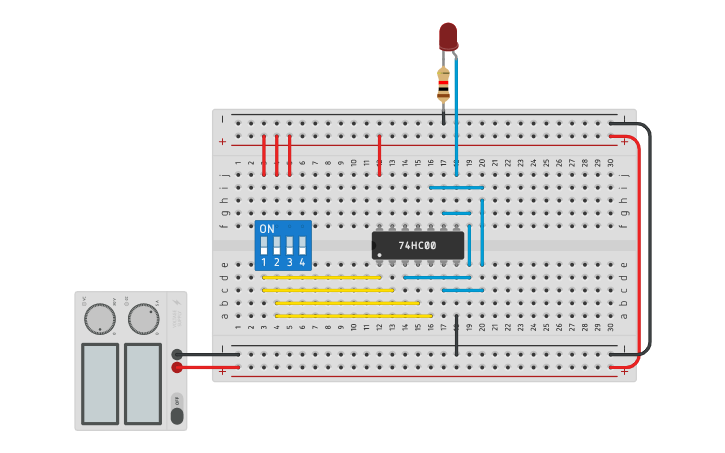 Circuit Design Or Using Nand Gate Tinkercad