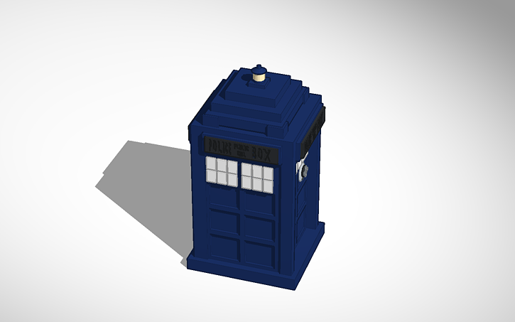 3D design TARDIS | Tinkercad