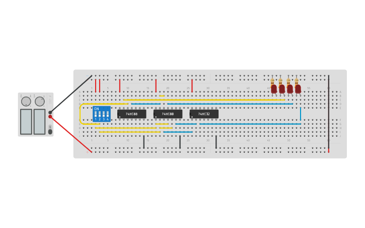 Circuit Design Boolean Tinkercad