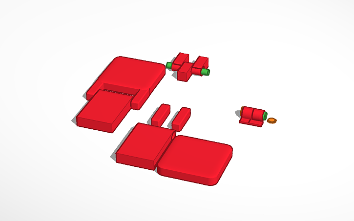 3D design hinge | Tinkercad