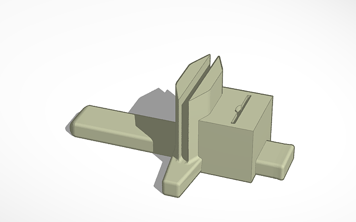 3D design Skadis Bracket Foot - Tinkercad