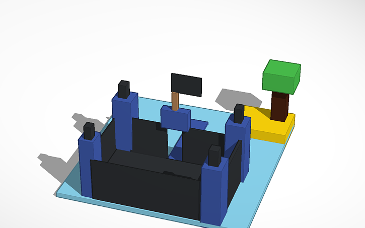 3D design castle | Tinkercad