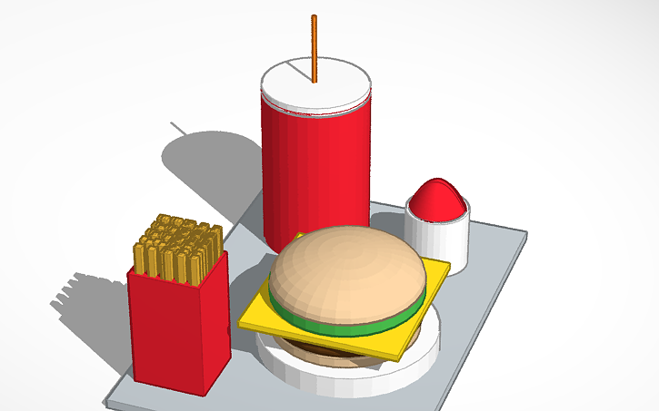 3D design Some FOOD | Tinkercad