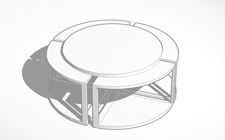 3D design coffe table 7 - Tinkercad