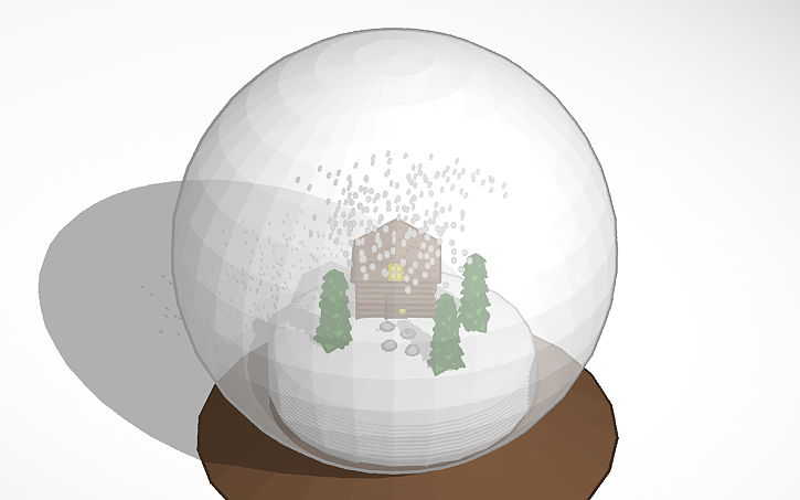 3D design Snow Globe - Tinkercad