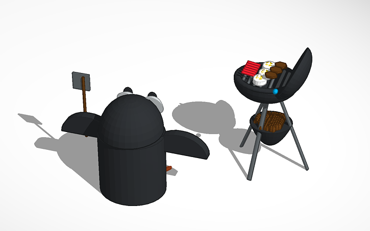 3D design Cooking Penguin - Tinkercad