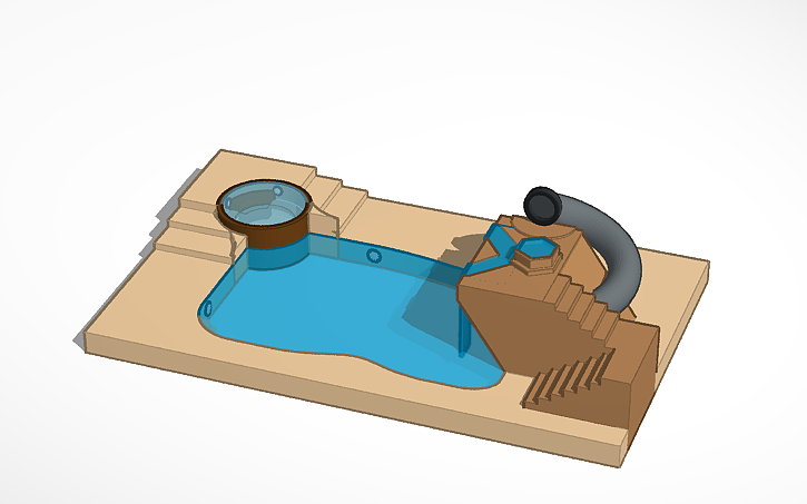 3D design Jacob Foote - Pool Design | Tinkercad