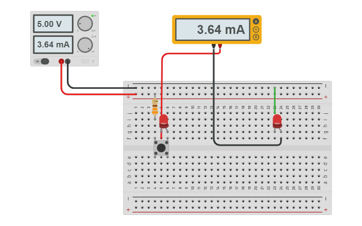 Circuit Design Poe Series Circuit Ammeter Current Tinkercad