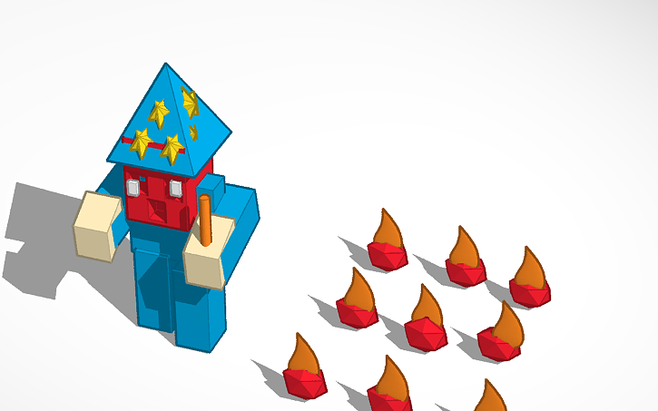 3D design wizard (with balls) - Tinkercad