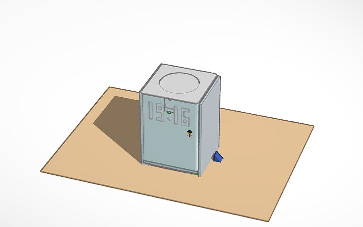 3D design alarm box. - Tinkercad