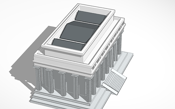 3D design abraham lincoln monumento | Tinkercad