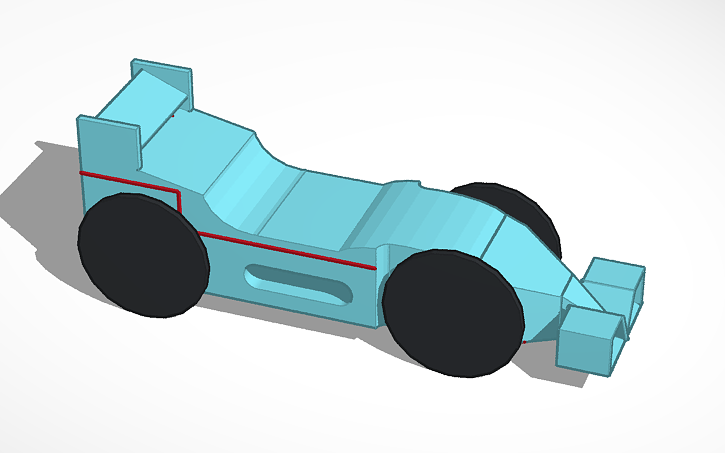 3D design microbit model rocket car design - Tinkercad