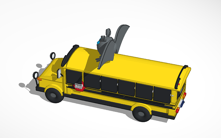 3D design school bus - Tinkercad