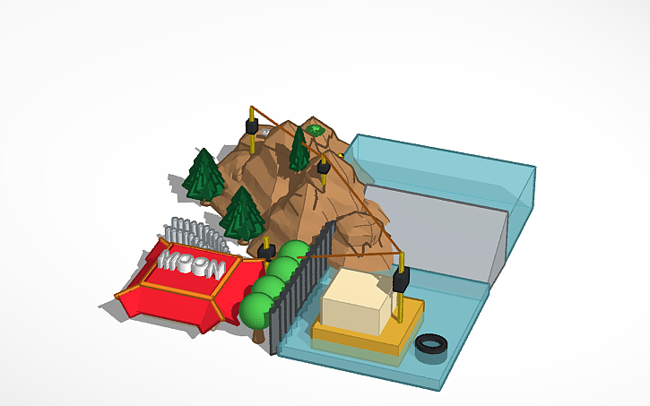 3d Design Moon Tinkercad