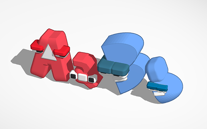 3D design Alphabet Lore - Tinkercad