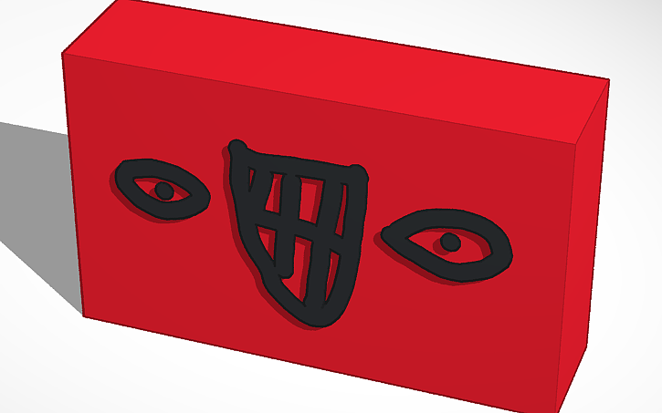 3D design brick (happy and good) | Tinkercad