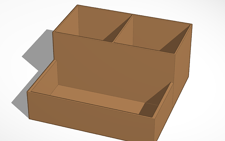 3D design Final Desk Organizer - Tinkercad