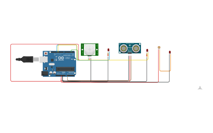 Circuit design Sensors | Tinkercad