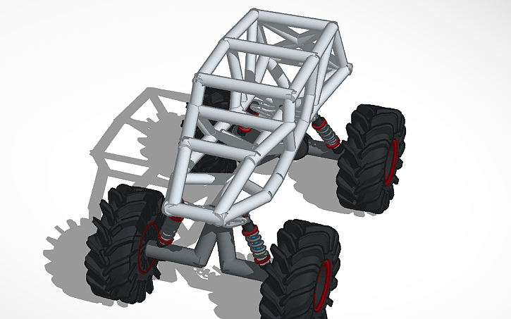 3D design Monster Truck Chassis - Tinkercad