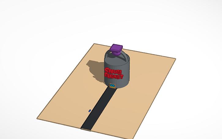 3D design Chum Bucket - Tinkercad