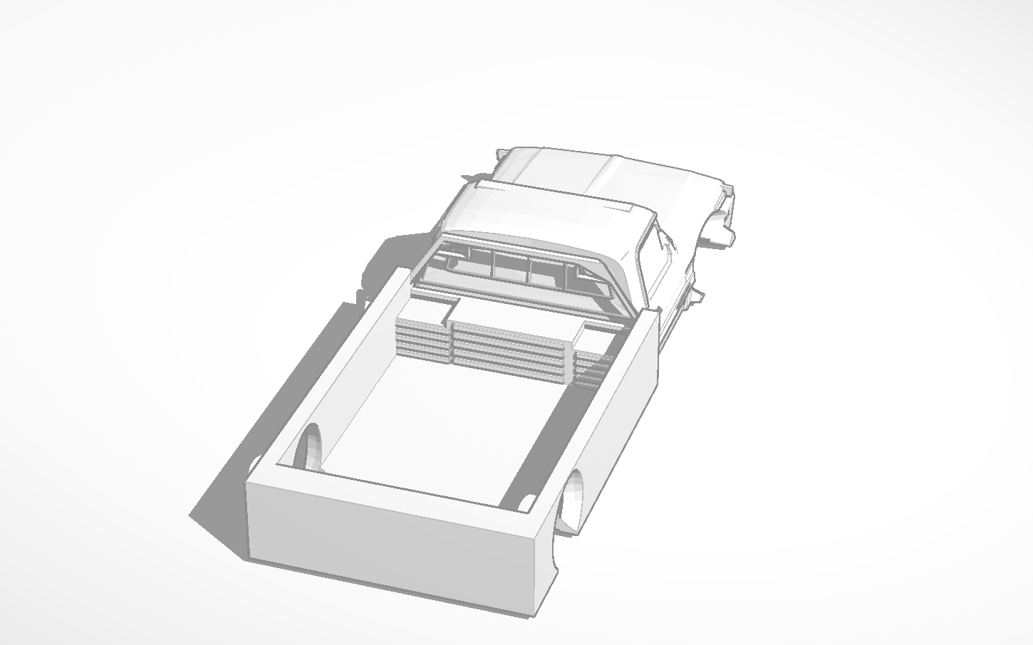 3D design 2 seat ute - Tinkercad
