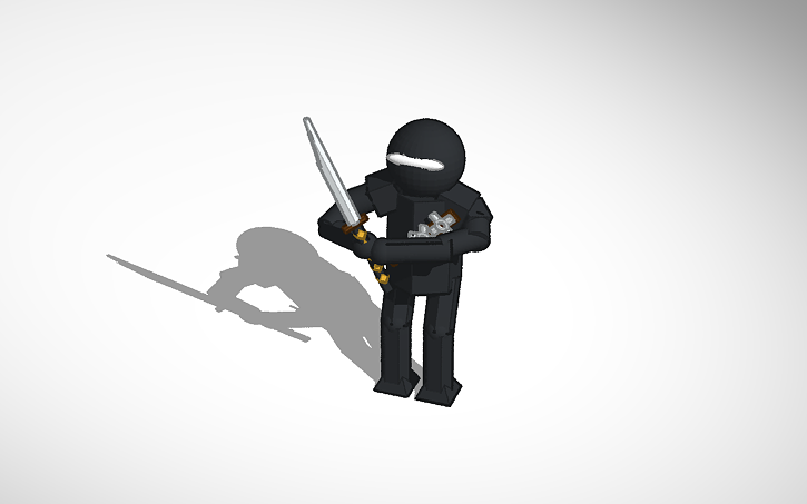 3D design Asian Ninja - Tinkercad
