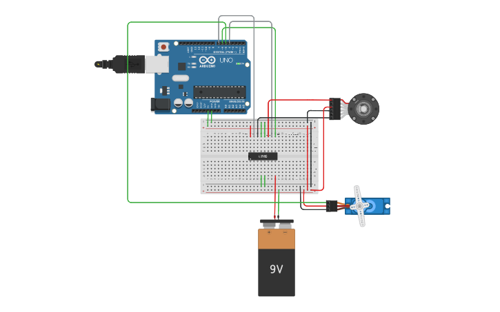 Circuit Design Actuator Selection And Implementation Tinkercad