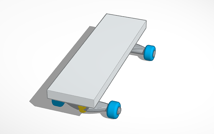 3D design SkateBoard - Tinkercad