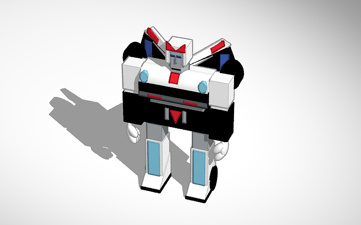 3D design Transformers Prowl - Tinkercad