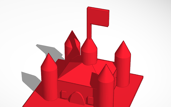 3D design Castle - Tinkercad