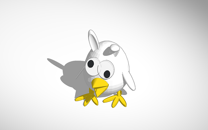 3D design Derpy Chicken Bunny | Tinkercad