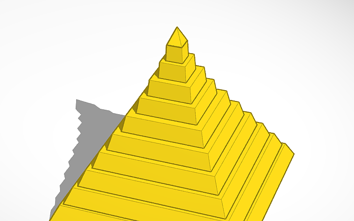 3D design Pyramid Diya | Tinkercad