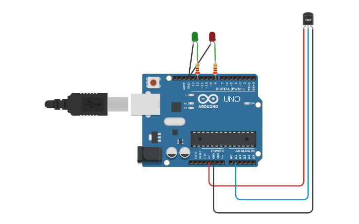Circuit design AC Circuit - Tinkercad