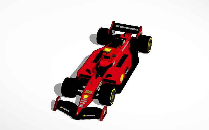3D design Ferrari F1 2023 - Tinkercad