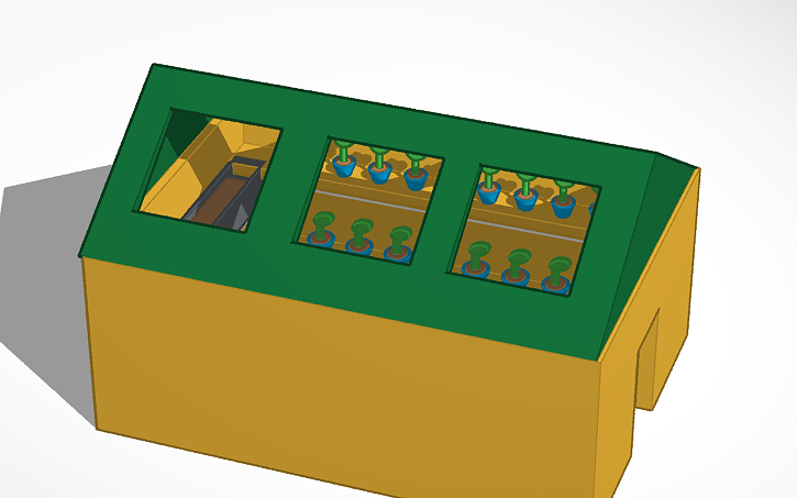 3D design Green House - Tinkercad