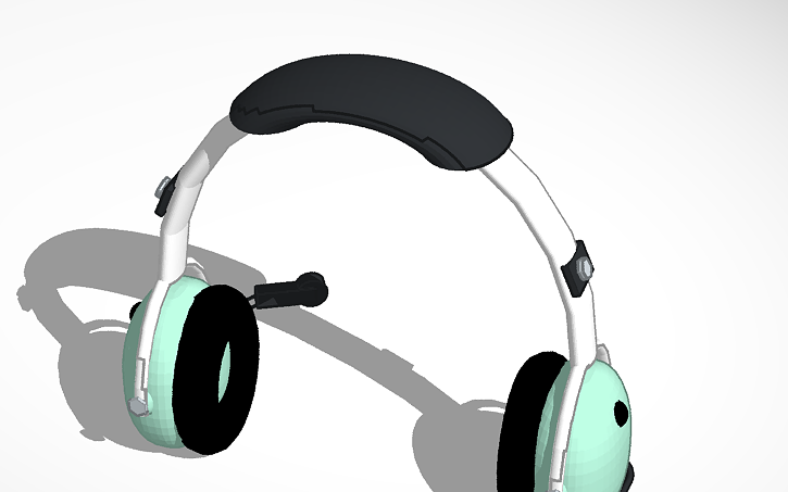 3D design HEADPHONES - Tinkercad