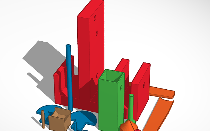 3D design Pneumatic Engine - Tinkercad