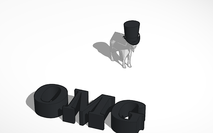 3D design goat - Tinkercad