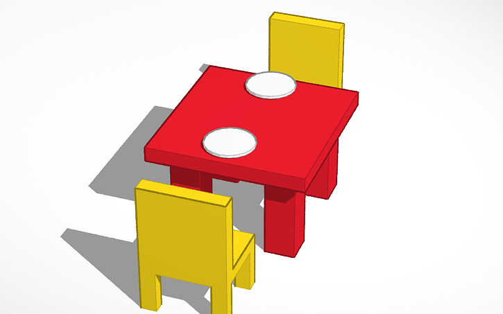 3D design A Nice Dinner - Tinkercad
