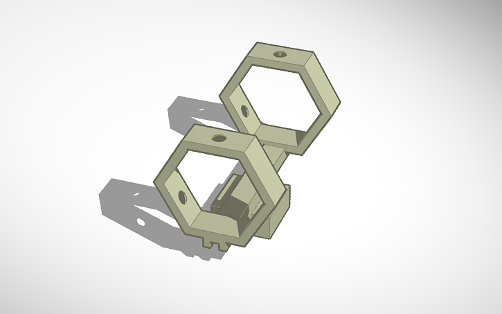 3D design LASER MOUNT - Tinkercad