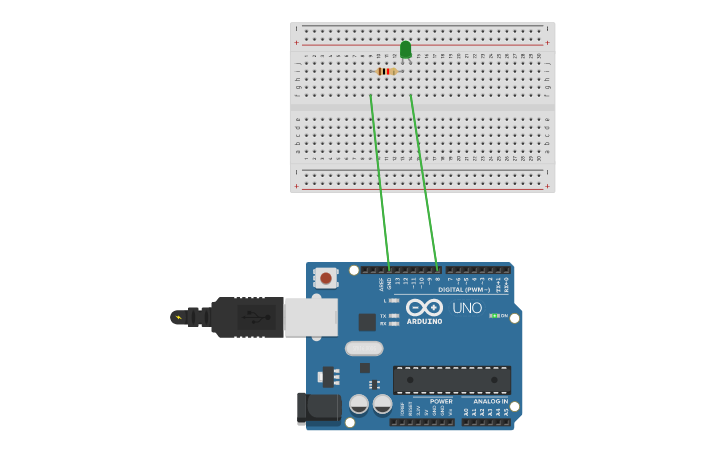 Circuit design P0 Mario M. INTRO ARDUINO | Tinkercad