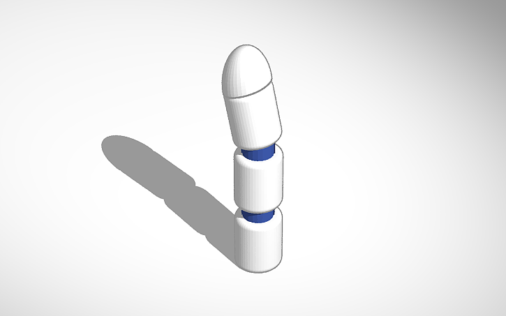 3D design Prosthetic finger - Tinkercad