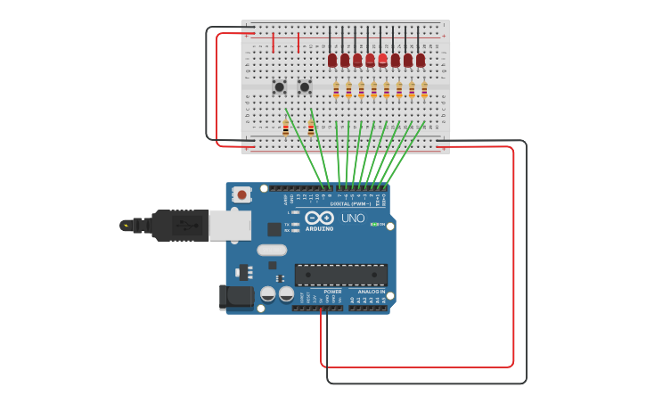 Circuit design Ex 4.2 - Tinkercad