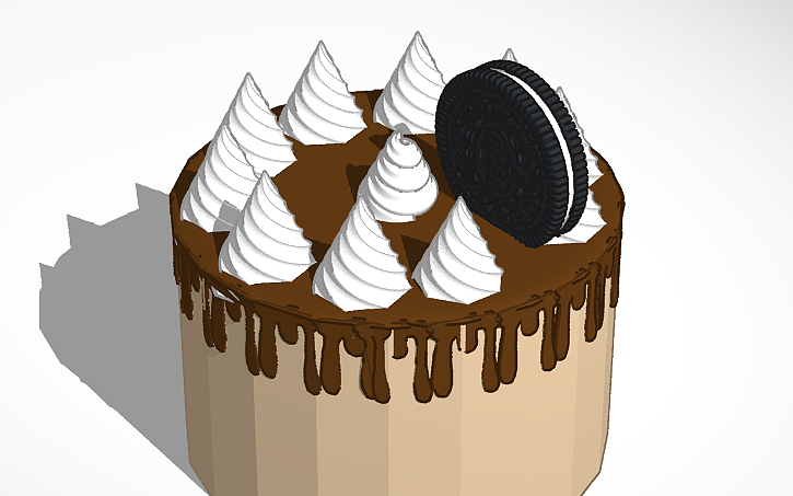 3D design Oreo "Ice Cream" Cake | Tinkercad